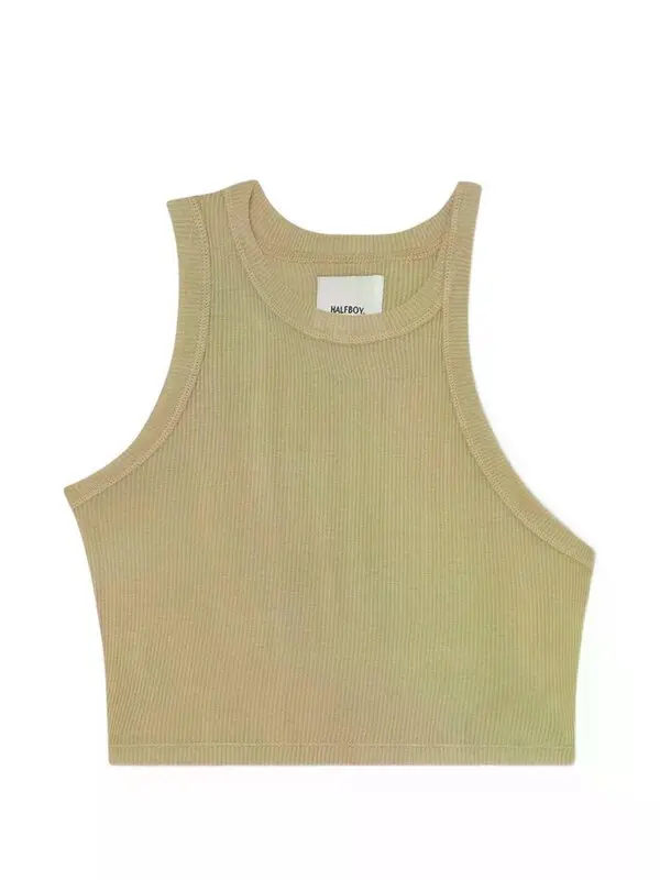 HALFBOY Ribbed Knit Crop Top