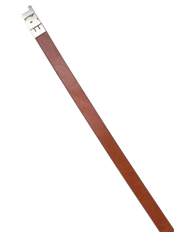 ERL Logo Plaque Belt - Brown