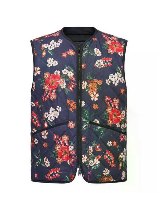 Moncler Quilted Vest - Blue