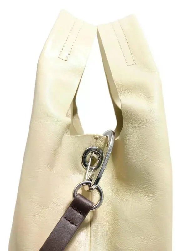 Bimba Y Lola Embossed Logo Tie Shoulder Bag - Neutrals