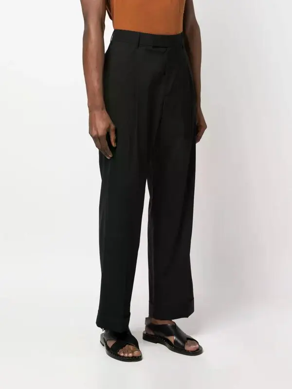 PT TORINO Tailored Straight-leg Wool Trousers