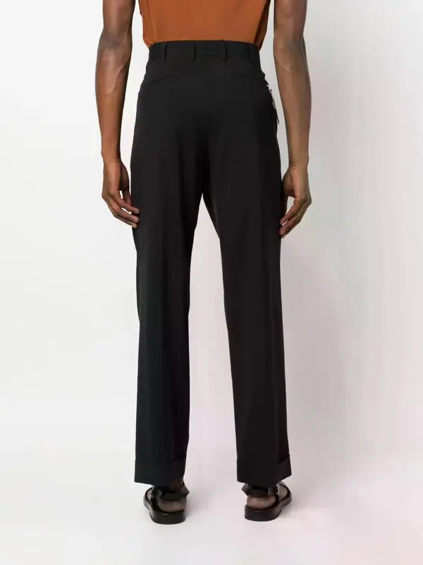PT TORINO Tailored Straight-leg Wool Trousers