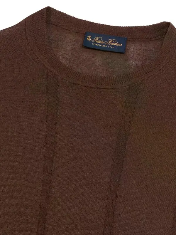 Brooks Brothers Ribbed Crew-neck Sweater