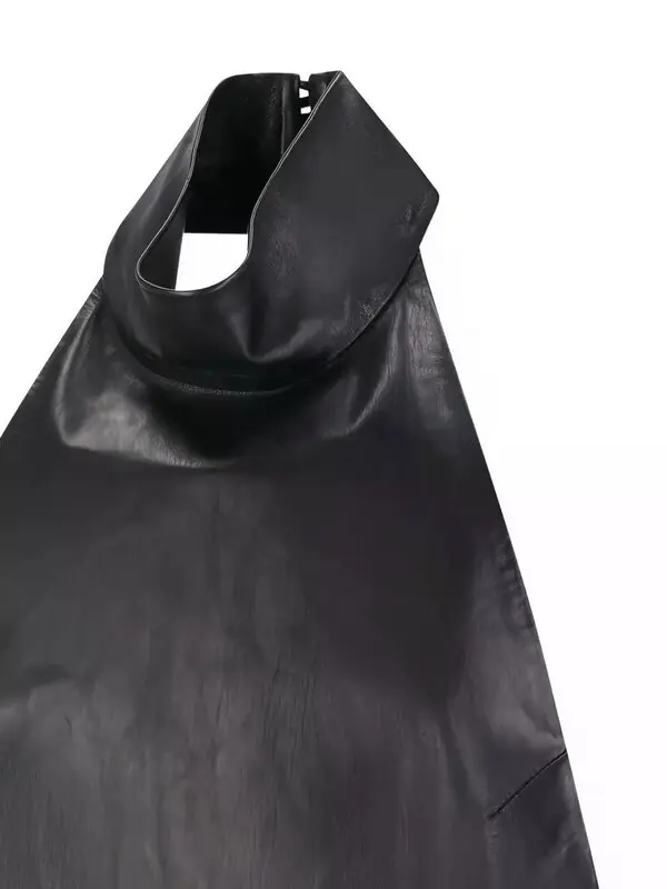 Magda Butrym Halterneck Leather Blouse