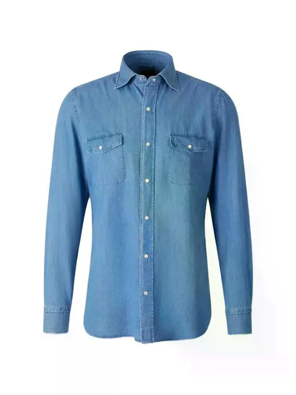 LUIGI BORRELLI Flap-pocket Shirt