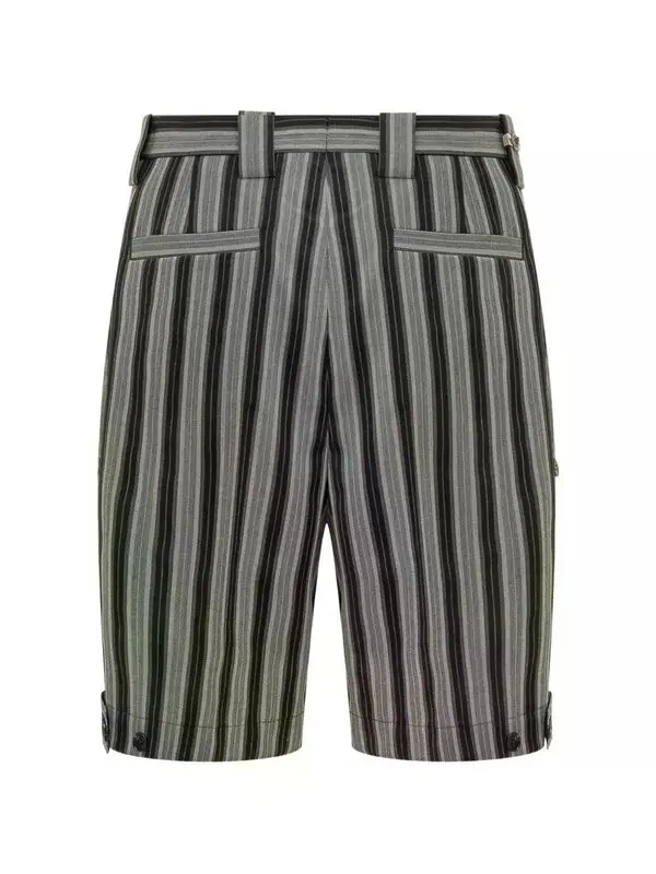Versace Pinstriped Formal Shorts