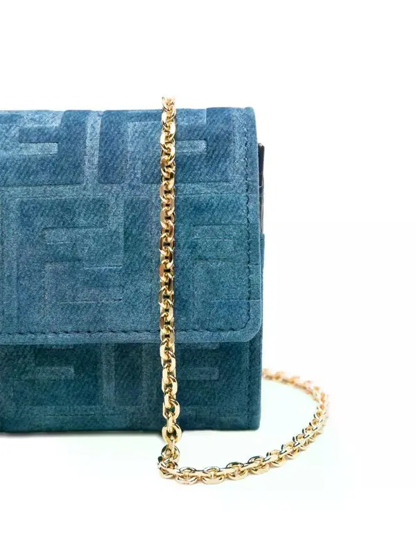 Fendi Baguette Wallet-on-chain With Ff Pattern