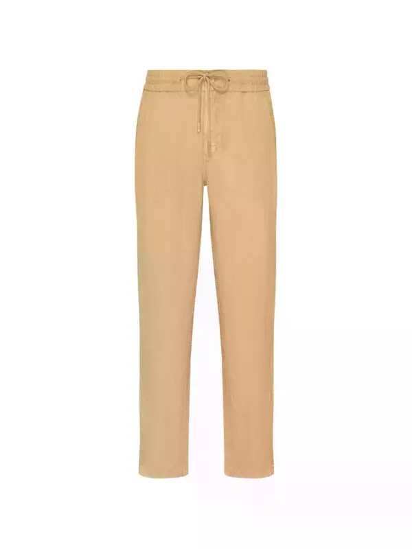 Vilebrequin Drawstring Linen Trousers - Neutrals