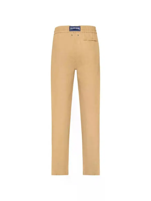 Vilebrequin Drawstring Linen Trousers - Neutrals