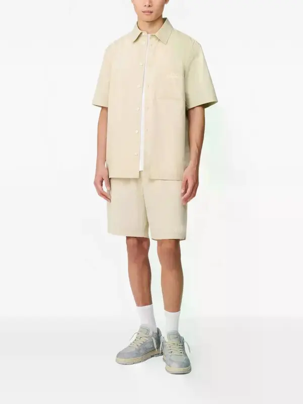Axel Arigato Logo Detail Shorts - Neutrals