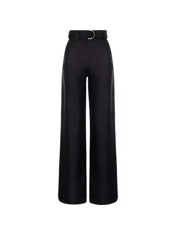 MANURI Joey Belted Silk Trousers