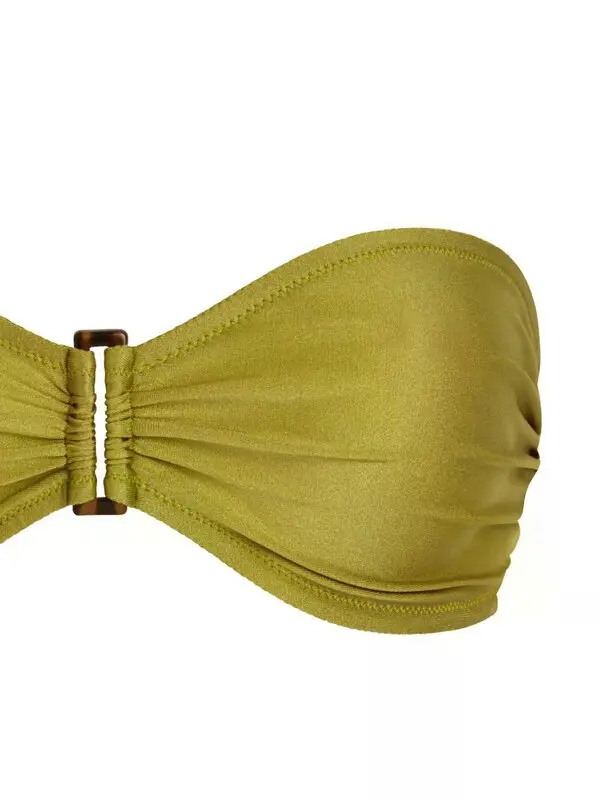Vilebrequin Back-clasp Ring Bikini Top - Green