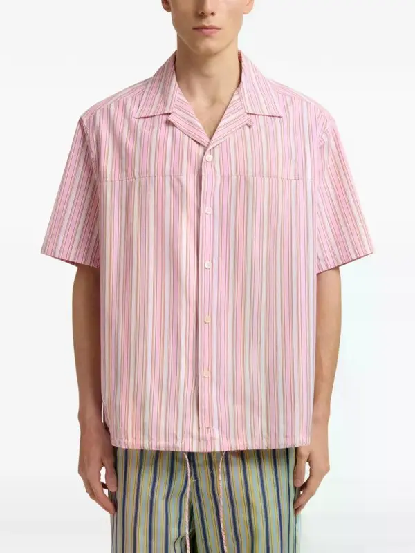 Marni Striped Drawstring Shirt