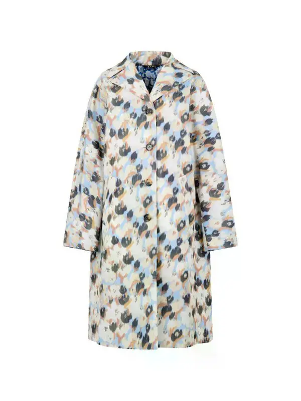 Marni Printed Button Parka Coat