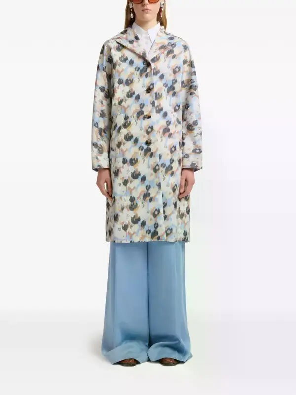 Marni Printed Button Parka Coat