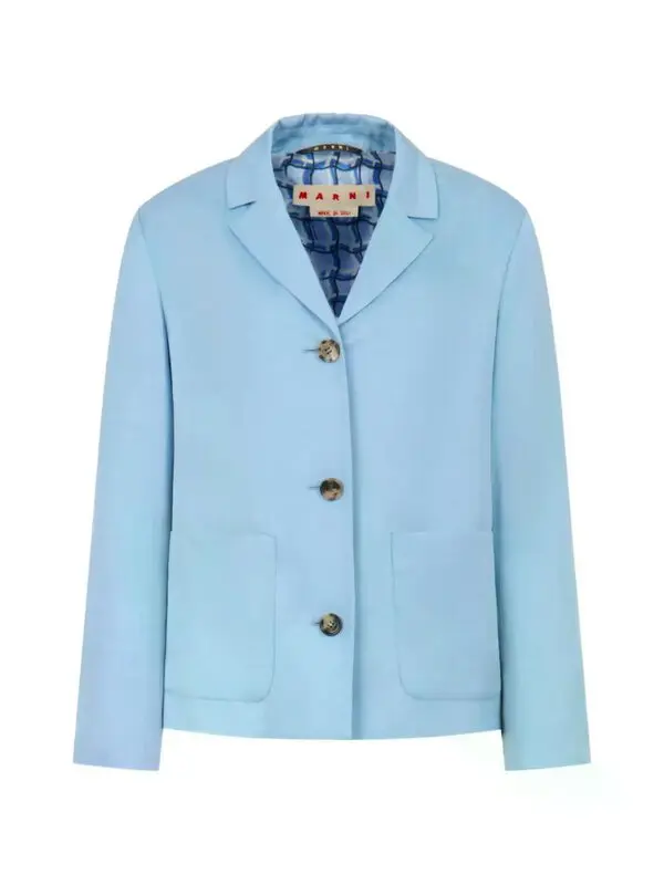 Marni Patch-pocket Single-breasted Jacket