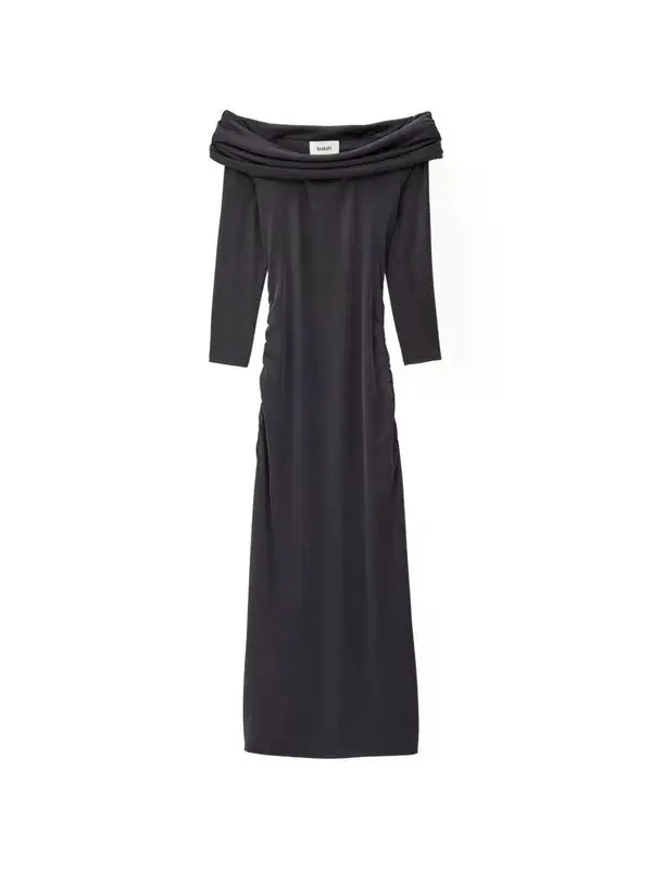 Ba&sh Bettina Off-shoulder Ruched Dress
