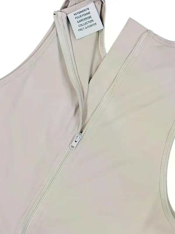 Vetements Sleeveless Cut-out Playsuit - Neutrals