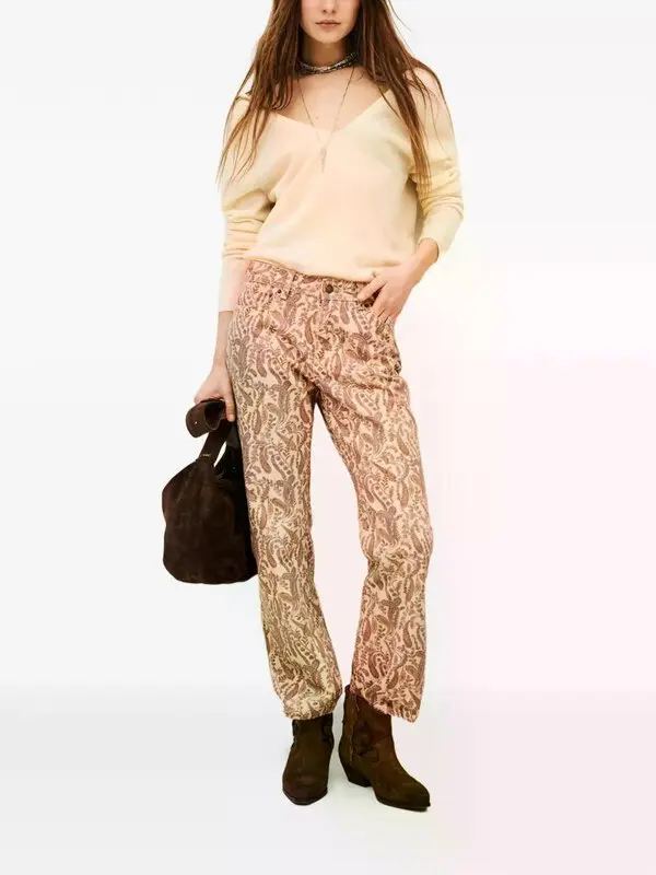 Ba&sh Tooty Paisley-print Jeans