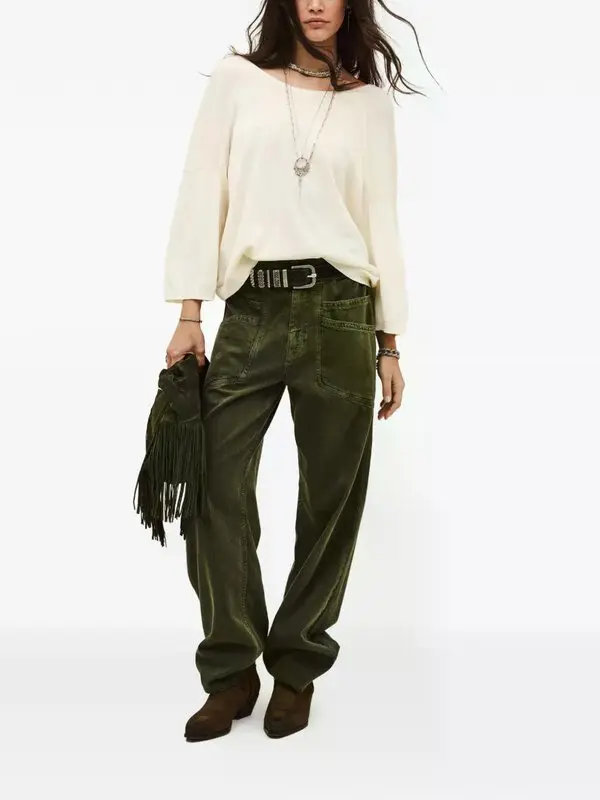 Ba&sh Open-back Buttoned Sweater