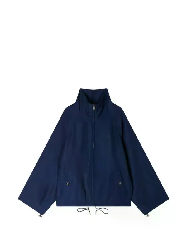Sandro Drawstring High-neck Zip-up Jacket