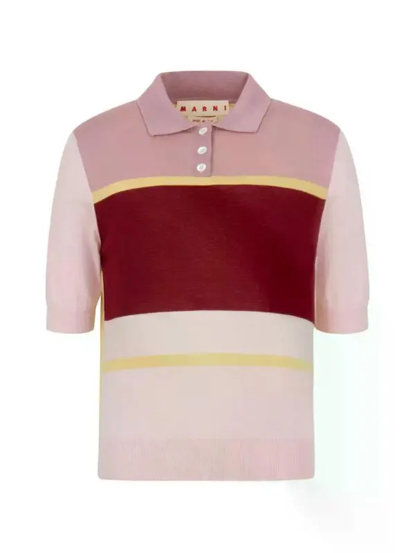 Marni Striped Colour-block Shirt