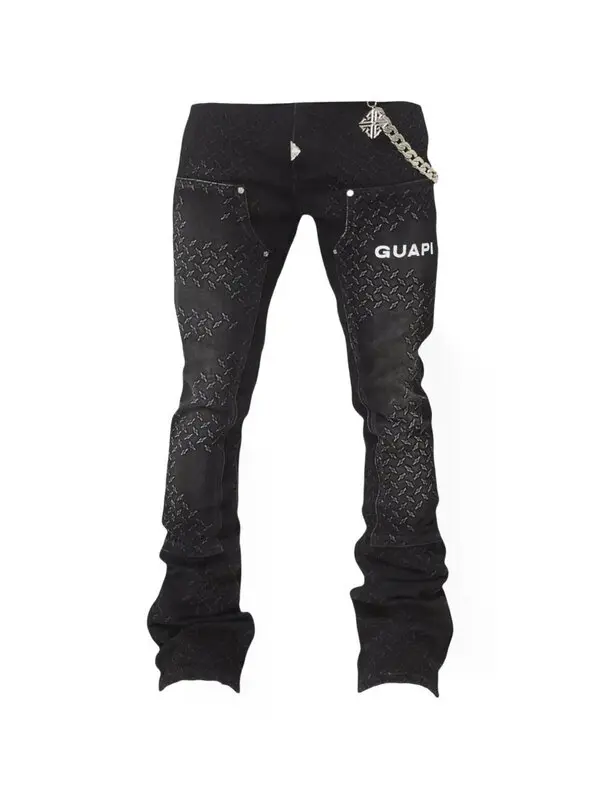 GUAPI Textured Carpenter Jeans