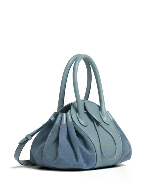 Marni Top Handle Tubular Shoulder Bag - Blue