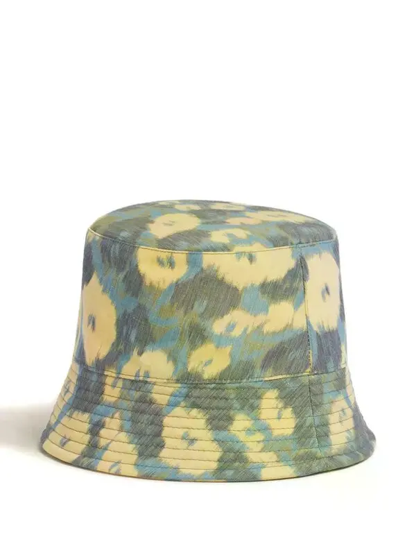Marni Floral Logo Patch Bucket Hat
