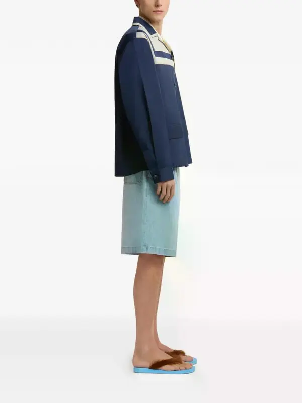Marni Interlock Polo Shirt With Jacquard Motif