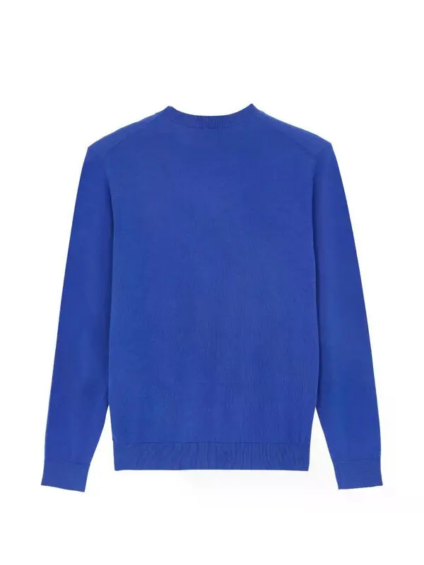Vilebrequin Logo-jacquard Cotton Sweater - Blue