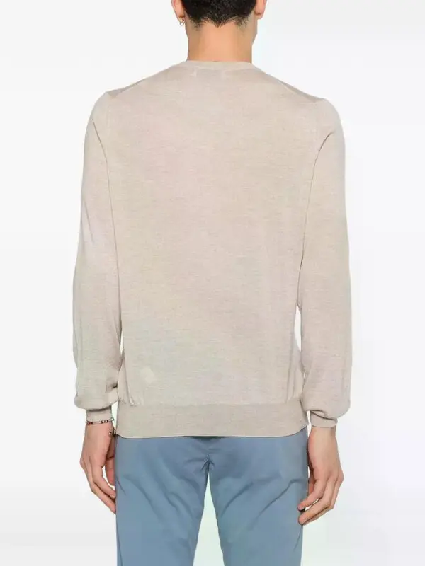 GRAN SASSO Long-sleeve V-neck Sweater