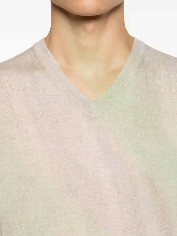 GRAN SASSO Long-sleeve V-neck Sweater