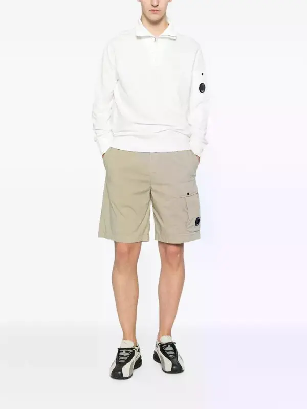 C.P. COMPANY Logo-patch Cargo Shorts