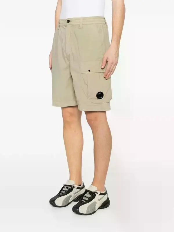 C.P. COMPANY Logo-patch Cargo Shorts