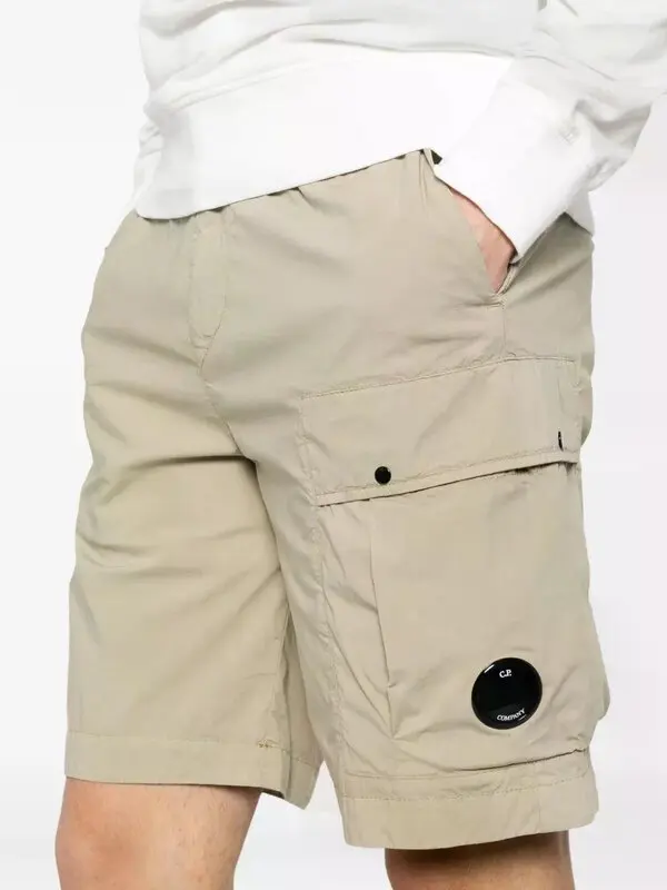C.P. COMPANY Logo-patch Cargo Shorts
