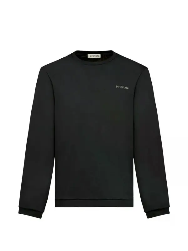Premiata Logo-print Ribbed-neck Sweater
