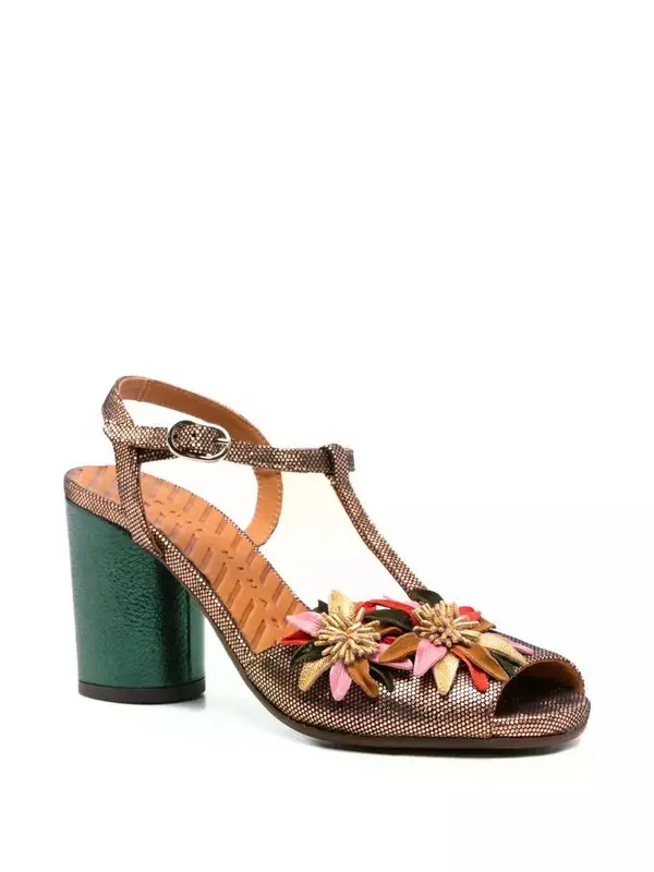 Chie Mihara Floral-appliqué Sandals