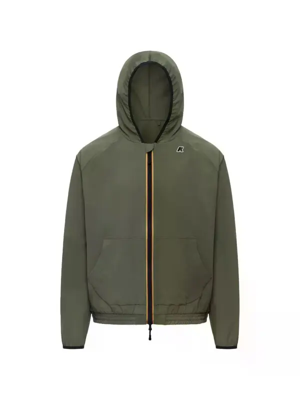 K-WAY Hooded Zip Jacket - Green