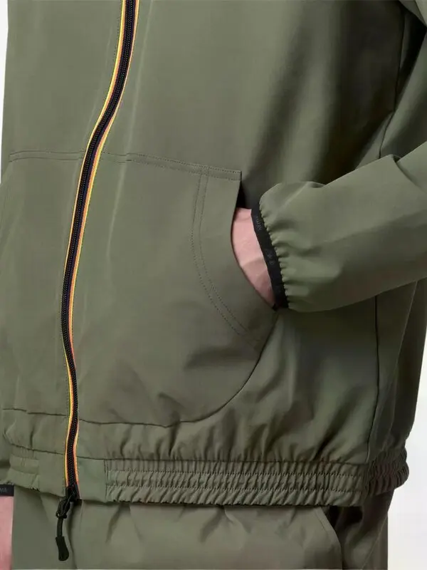 K-WAY Hooded Zip Jacket - Green
