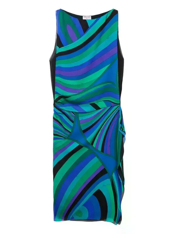 Emilio Pucci Iride-print Midi Dress
