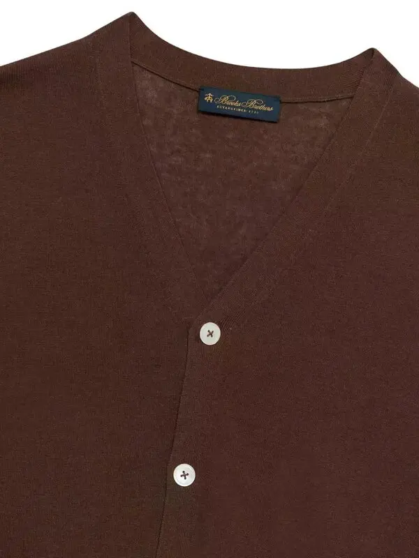 Brooks Brothers V-neck Ribbed Cardigan
