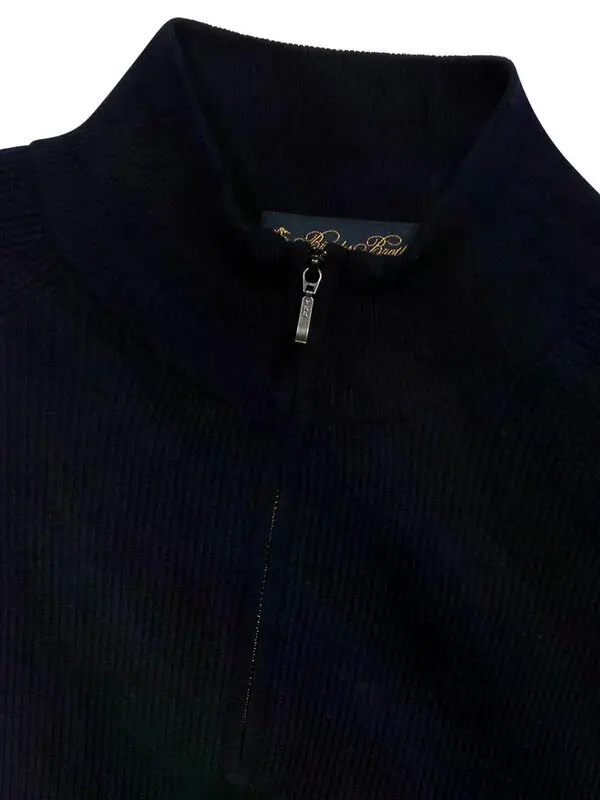 Brooks Brothers Half-zip Ribbed Cardigan