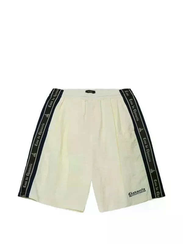 WILLY CHAVARRIA Casa Logo-embroidered Shorts