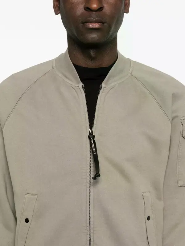 C.P. COMPANY Patch-pocket Zip-fastening Sweatshirt