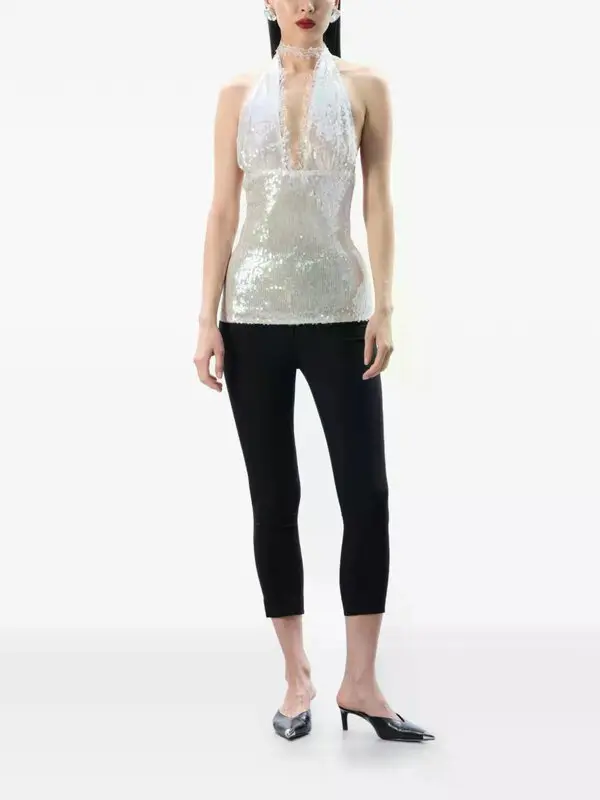 MANURI Pixie Sequin Lace Top