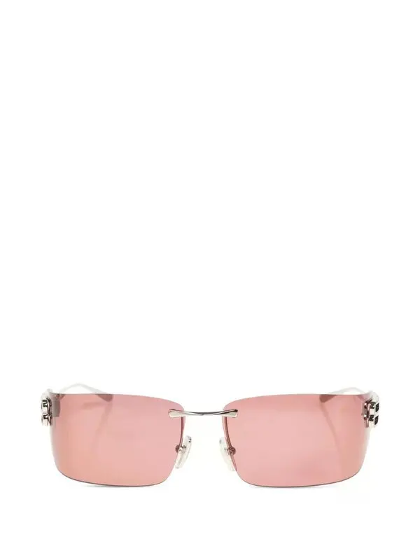 Balenciaga Rimless Square Sunglasses