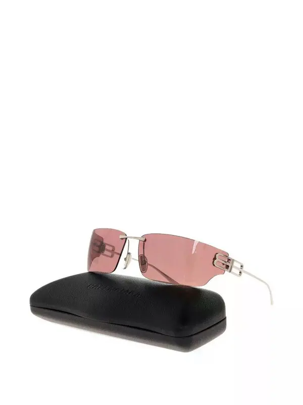 Balenciaga Rimless Square Sunglasses
