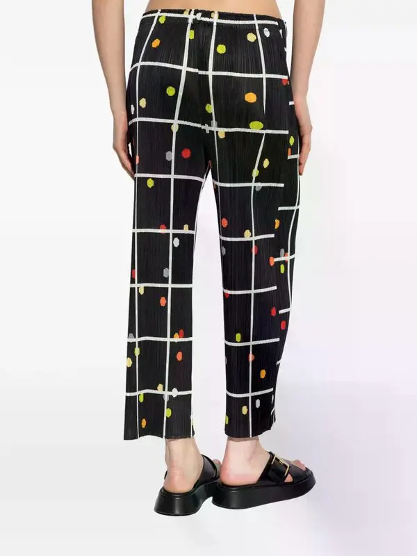 Issey Miyake Crossing Dots Pleated Trousers