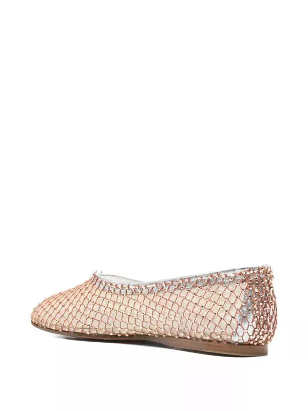 FORTE_FORTE Woven Ballet Flats - Silver